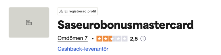 SAS Eurobonus Mastercard Premium : Recension & Omdöme 2025
